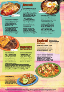 Dine-In Menu | Los Cuates Restaurants